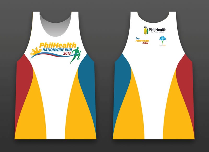 Philhealth Run Singlet Design