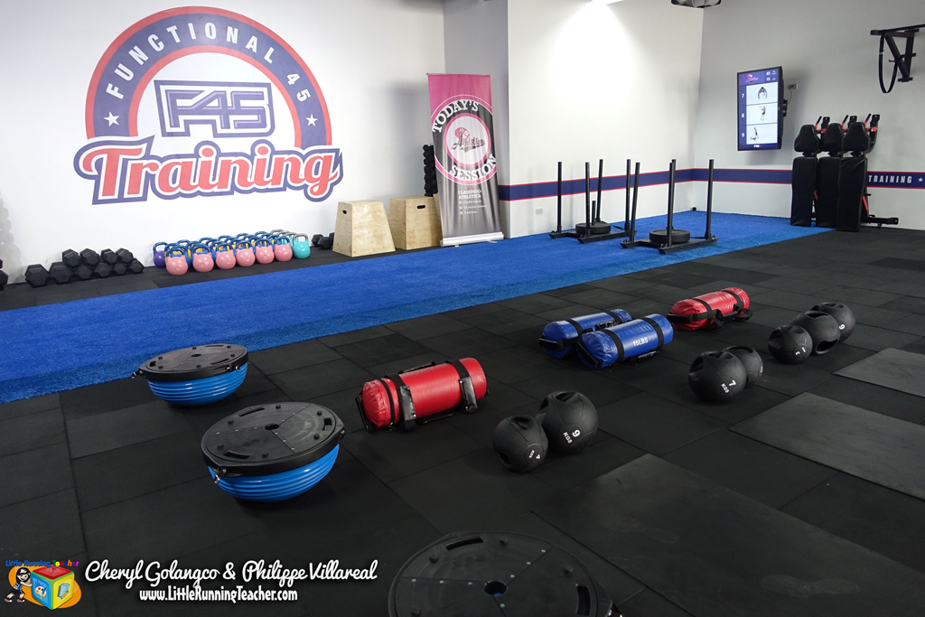 The gym is “rearranged” daily based on the program